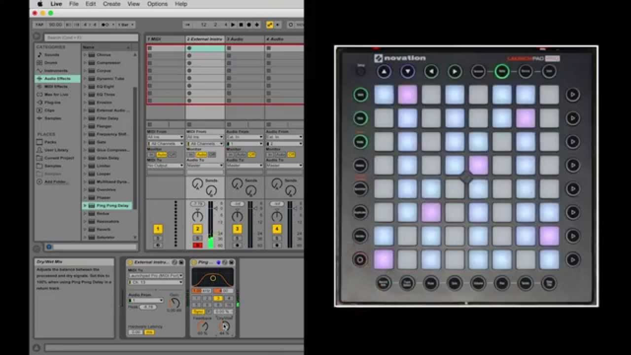 Novation Launchpad Pro Interfacing With Ableton Live Youtube