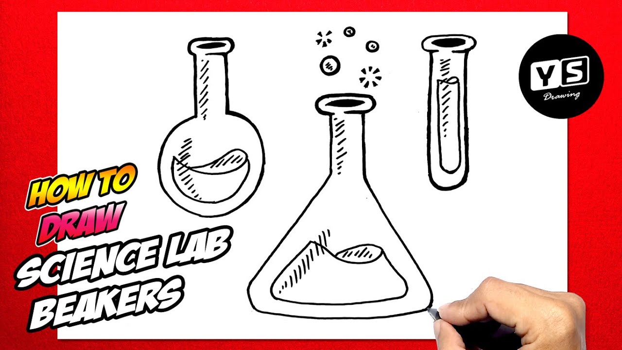 How To Draw A Beaker Step By Step At Dustin Schilling Blog