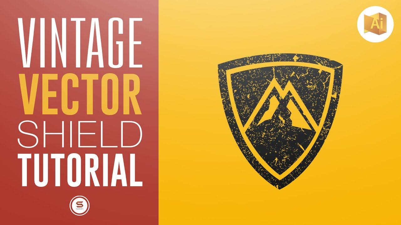 Vintage Vector Logo How To Add Texture In Illustrator Satori