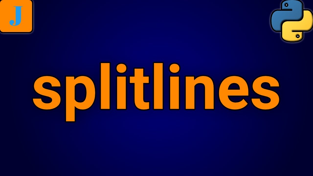 Python Splitlines Youtube