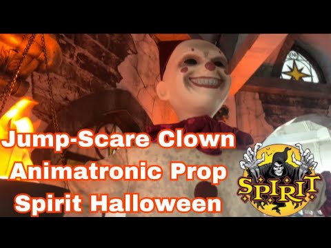 Jump Scare Clown Spirit Halloween Animatronic Prop Ucap