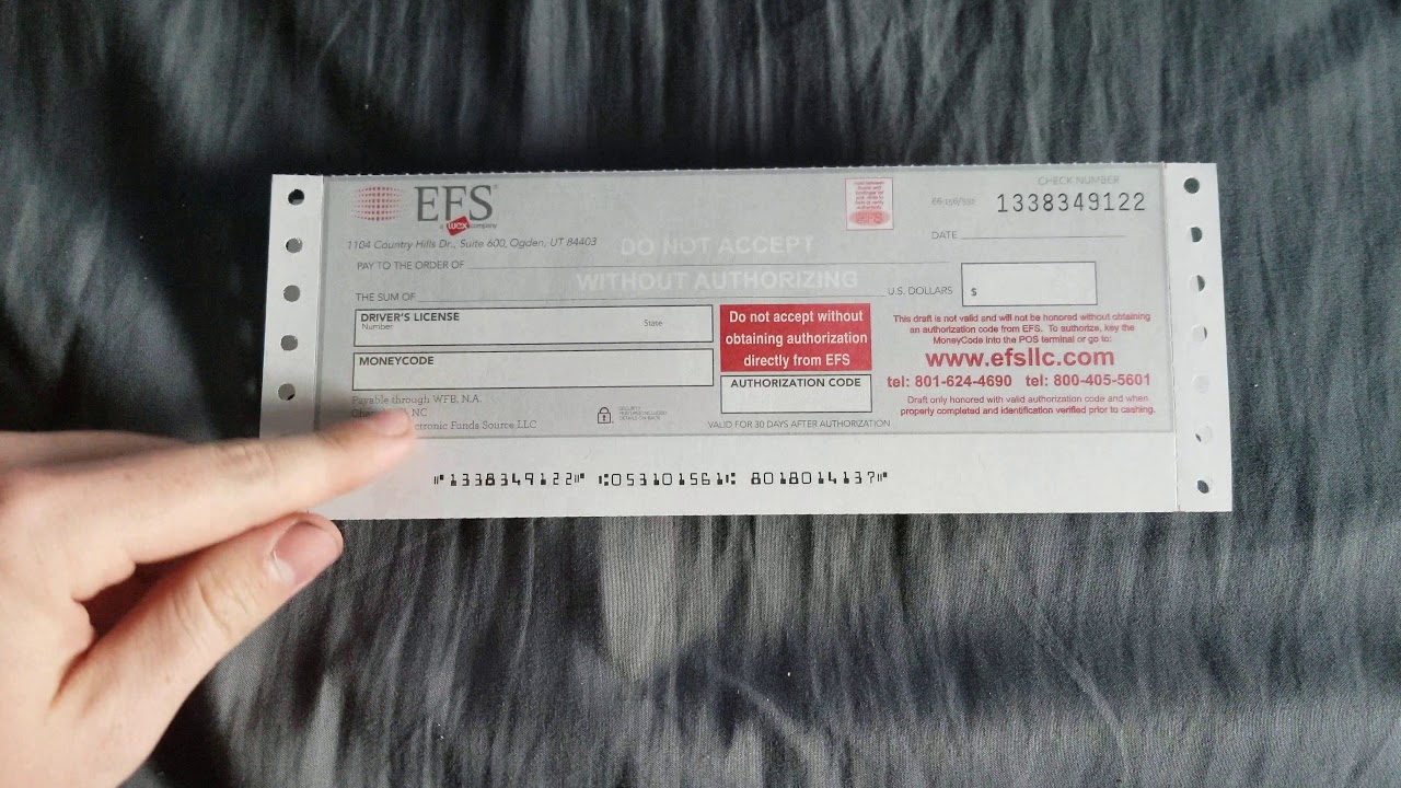 Made Easy Ep1 Comcheks Efs Checks Youtube