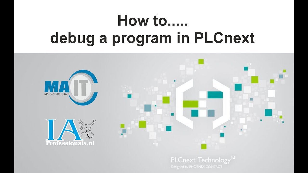 How To Plcnext Debug A Program Youtube