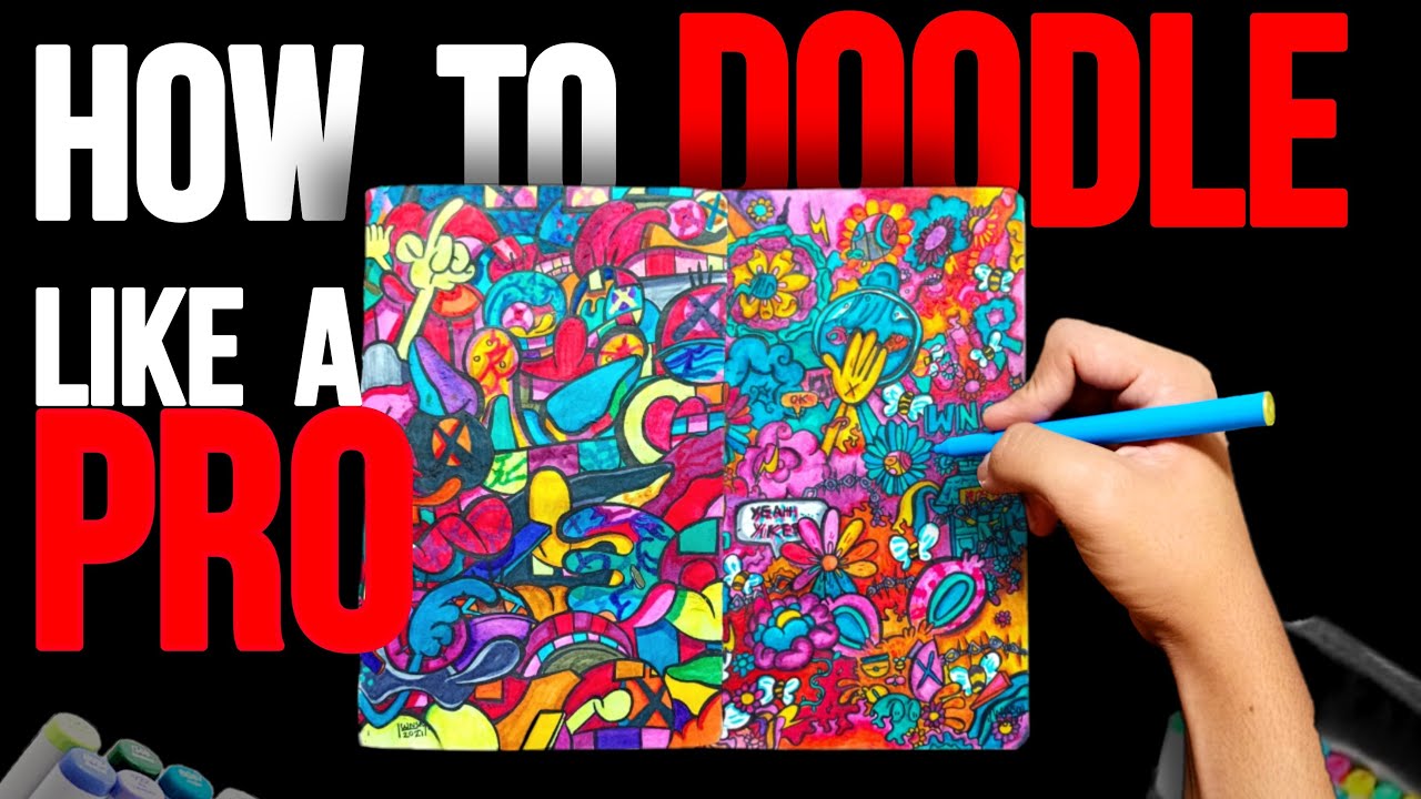 How To Doodle Like A Pro In 180 Seconds Come Up With Orginal Ideas