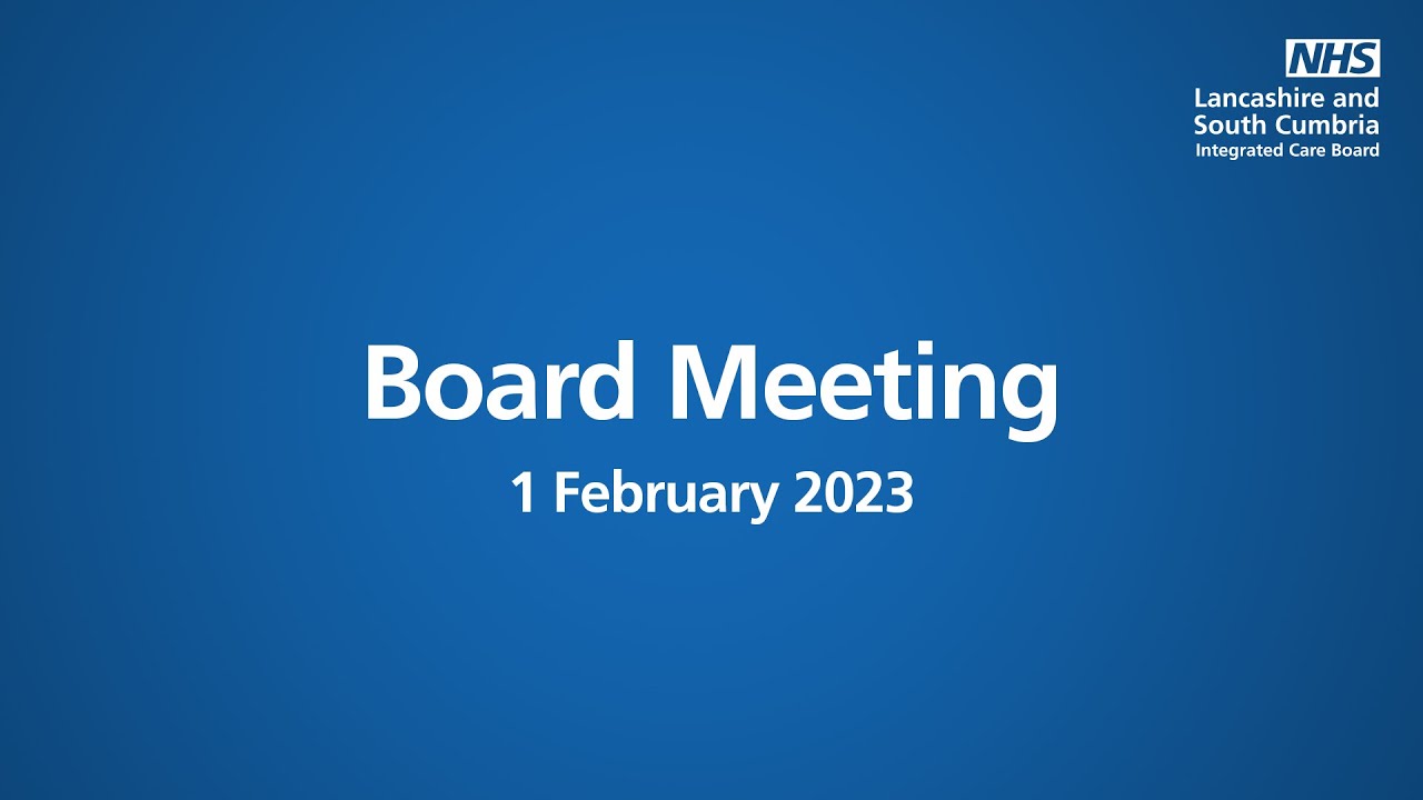 Board Meeting 1 February 2023 Youtube