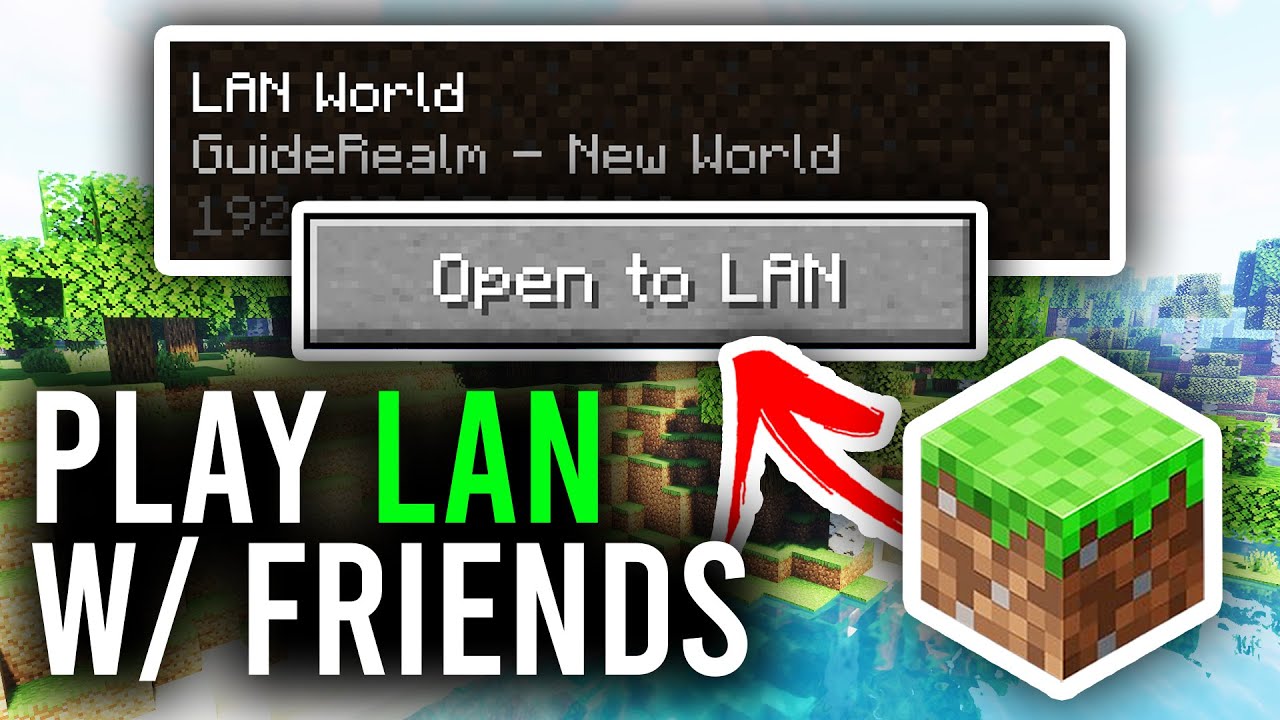 How To Play Minecraft Lan With Friends Full Guide Youtube