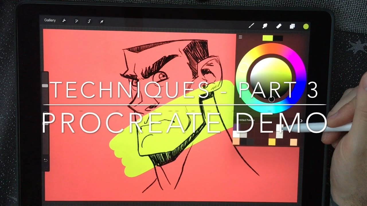 Techniques Part 3 Procreate Demo Youtube