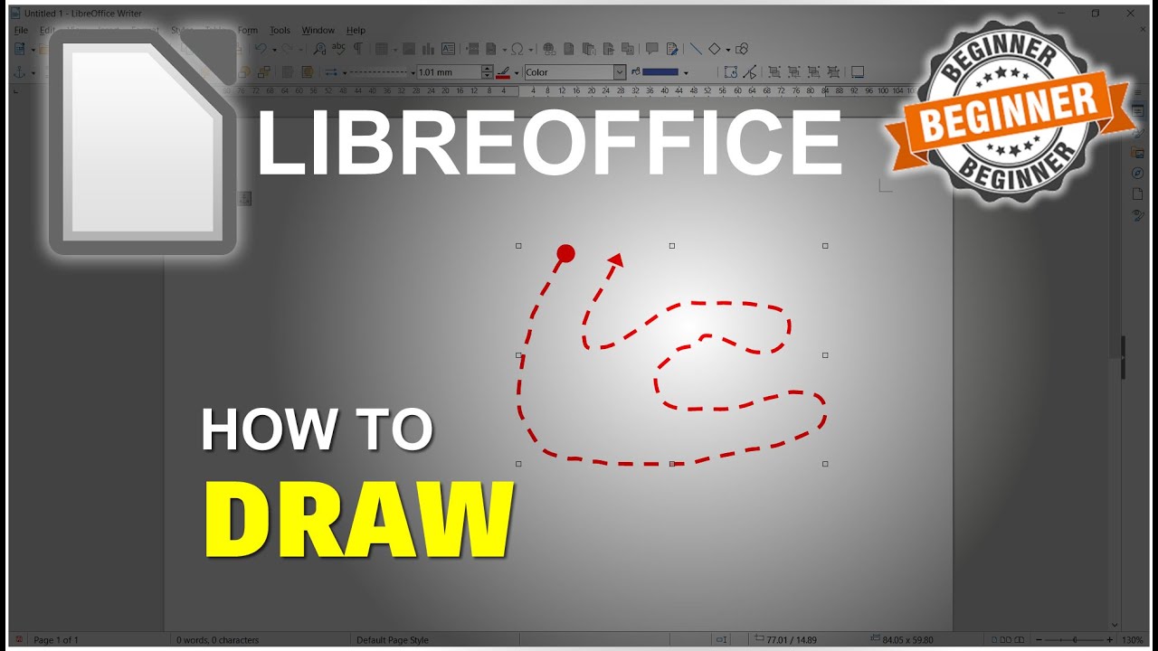 Libreoffice How To Draw Tutorial Youtube