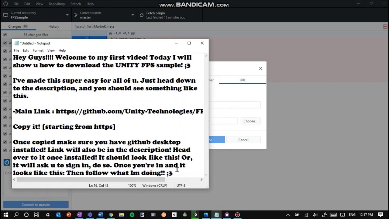 How To Download The Unity Fps Sample 2020 Youtube
