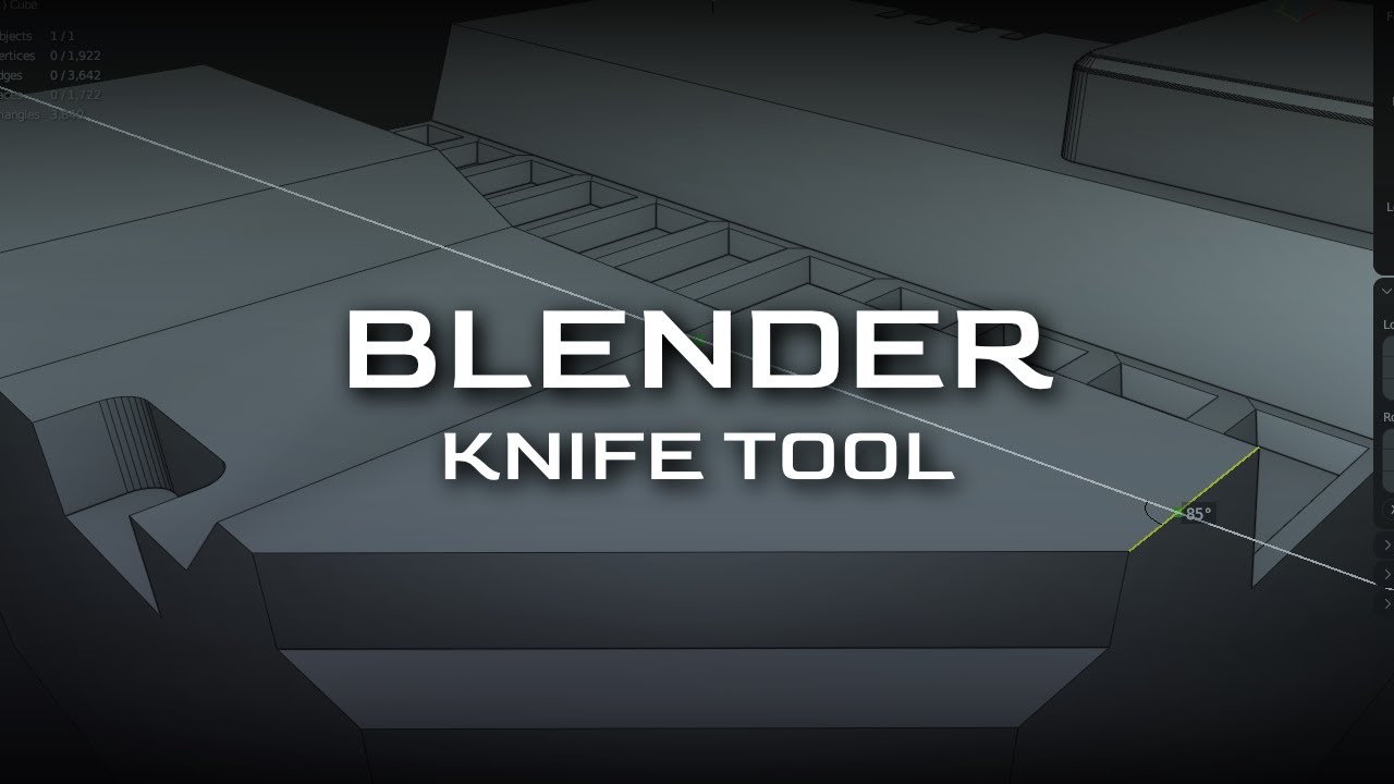 Blender Knife Tool Youtube