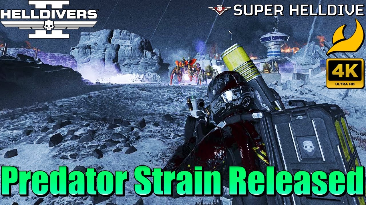 Helldivers 2 Predator Strain Released No Commentary Gameplay Max