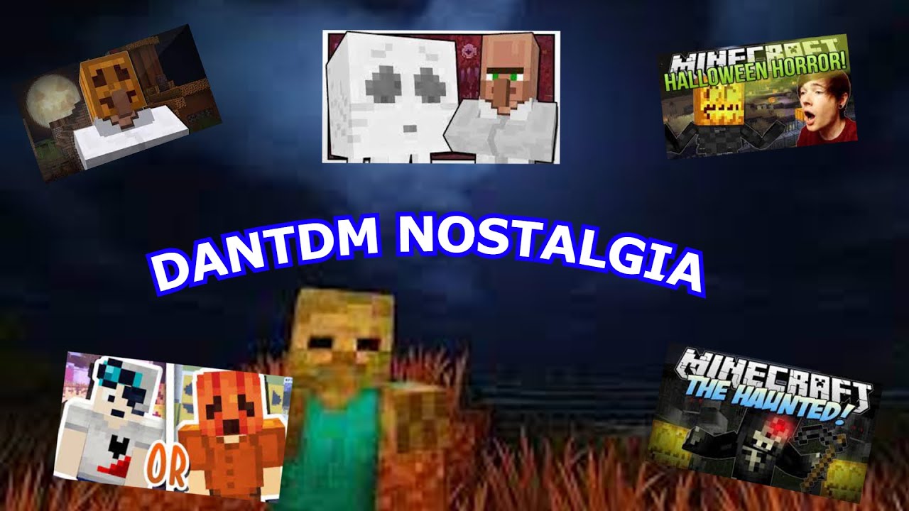 Minecraft Halloween Maps Dantdm Nostalgia Youtube