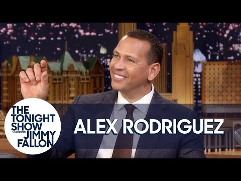 Alex Rodriguez On The Tonight Show 2019 Popsugar Celebrity