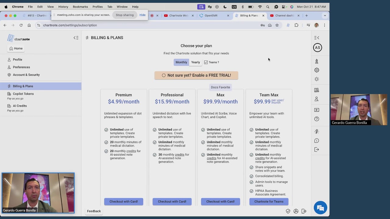 Chartnote Webinar Ai Scribe Demo More Youtube