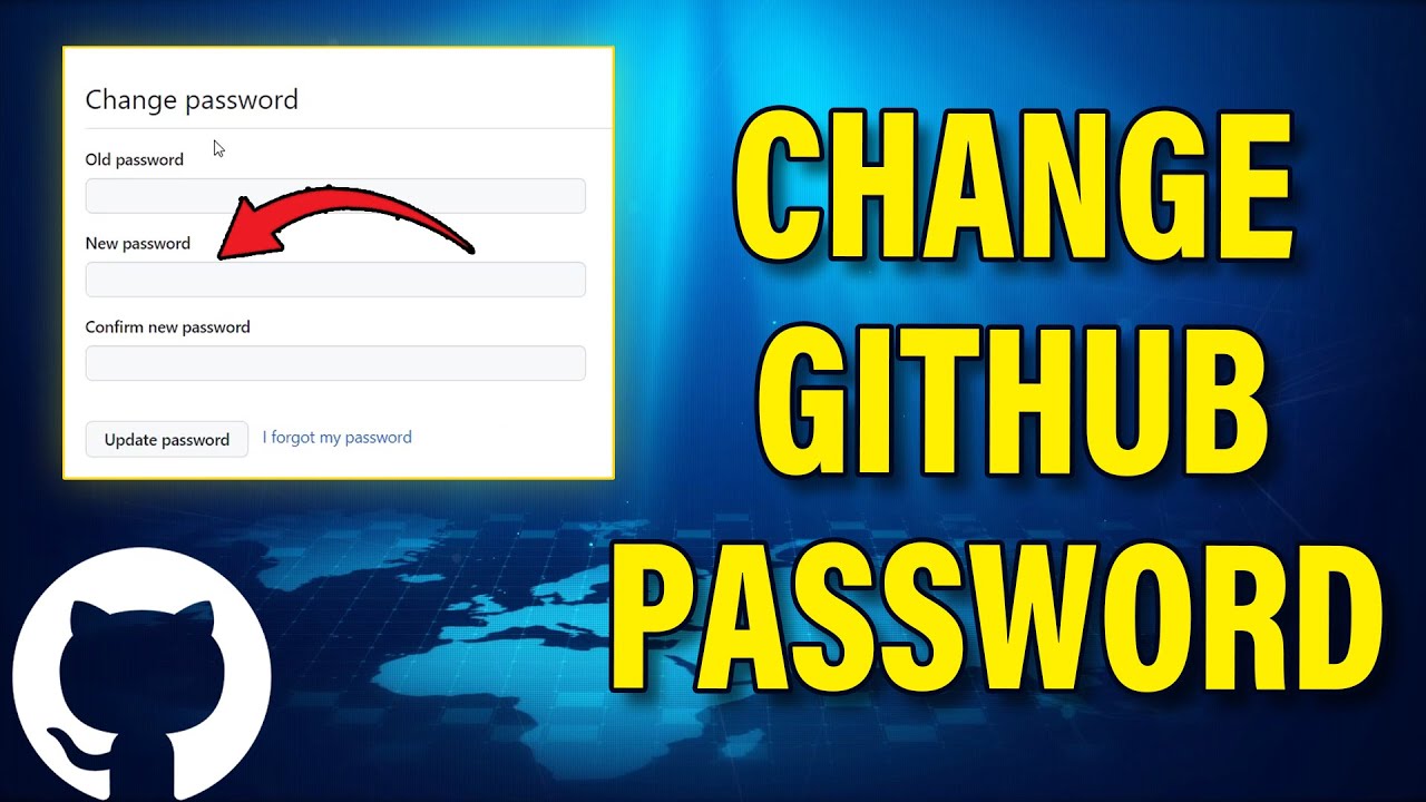 How To Change Password On Github Change Github Password Github