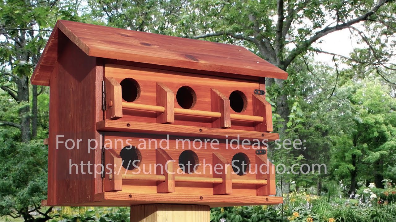 Free Purple Martin House Plans Youtube
