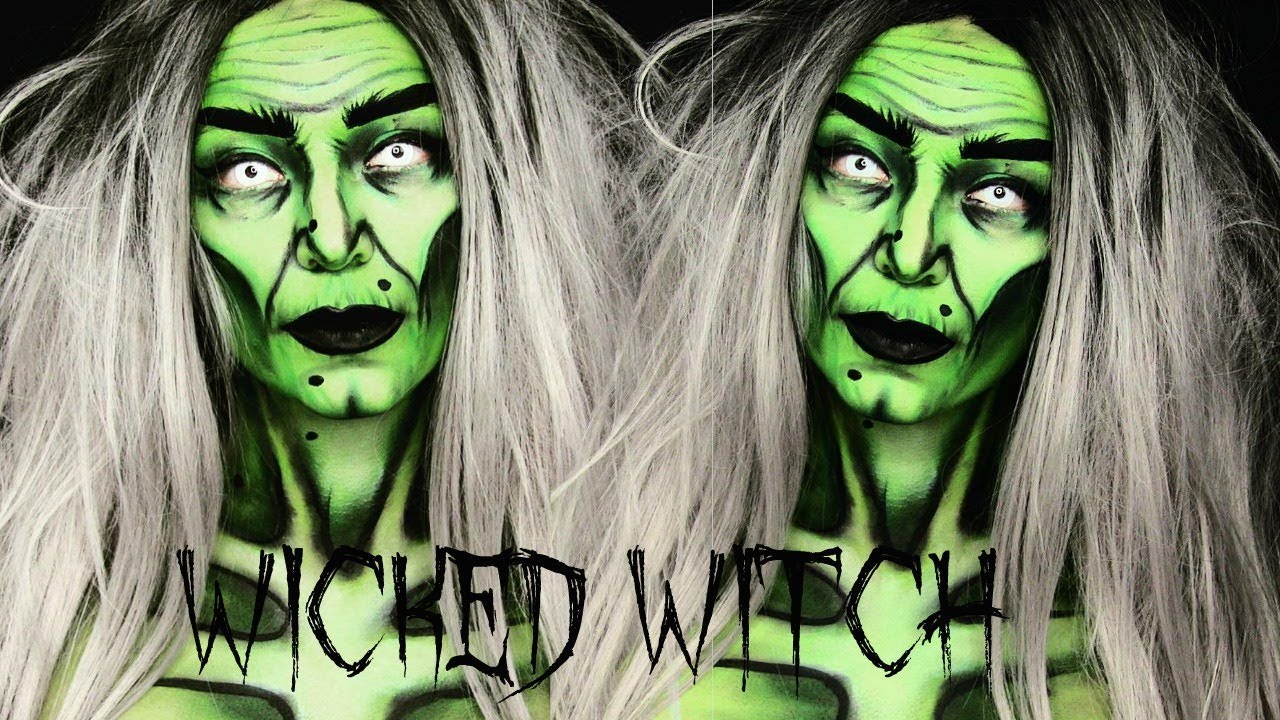 Wicked Witch Halloween Makeup Tutorial Youtube