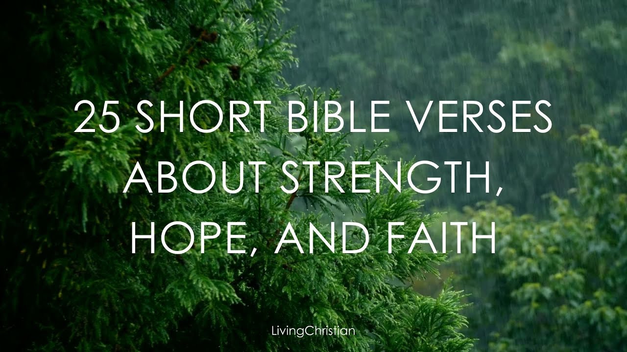 Bible Verses About Strength And Faith