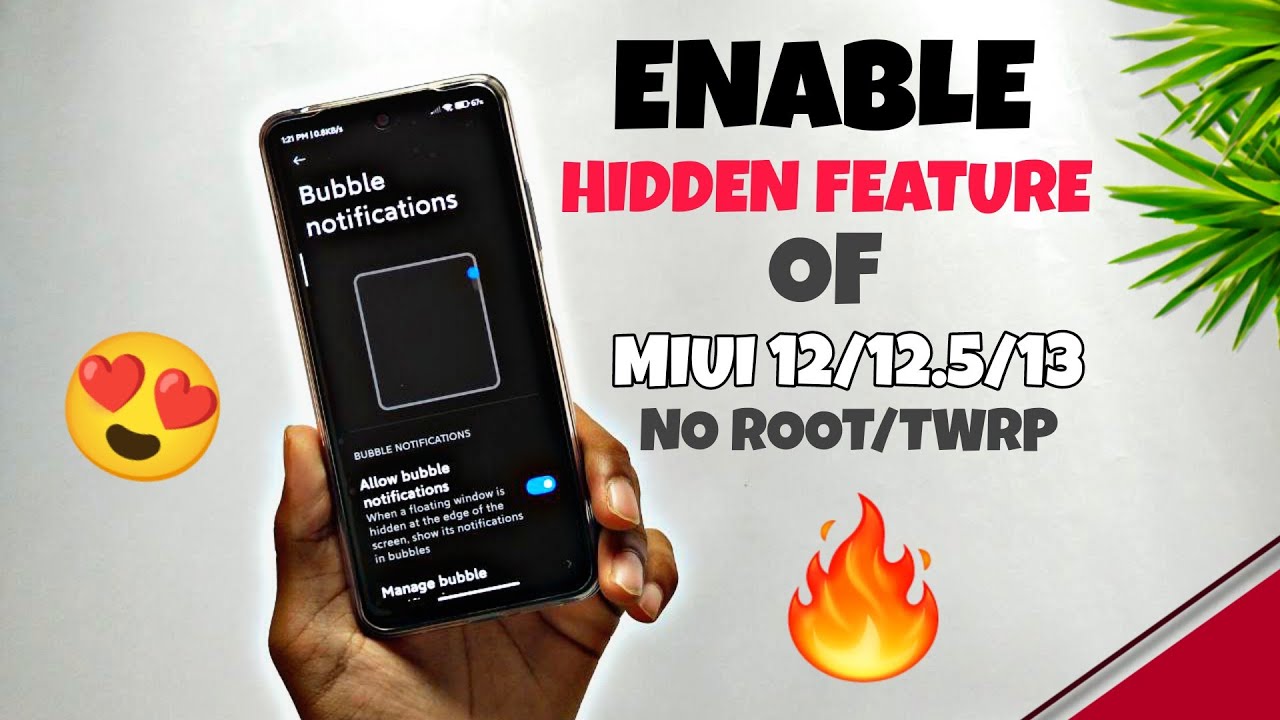Enable Hidden Feature Of Miui 12 12 5 13 No Root Twrp рџ ґ Bubble