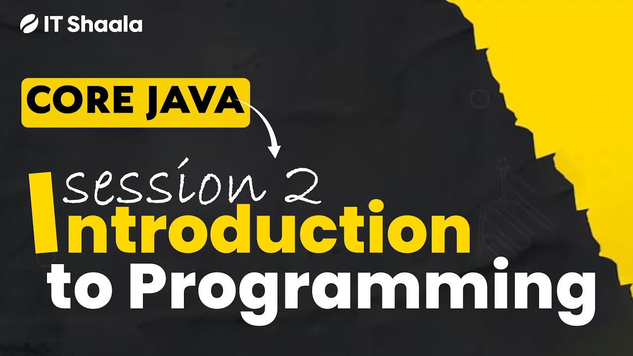 Session 2 Introduction To Programming Youtube