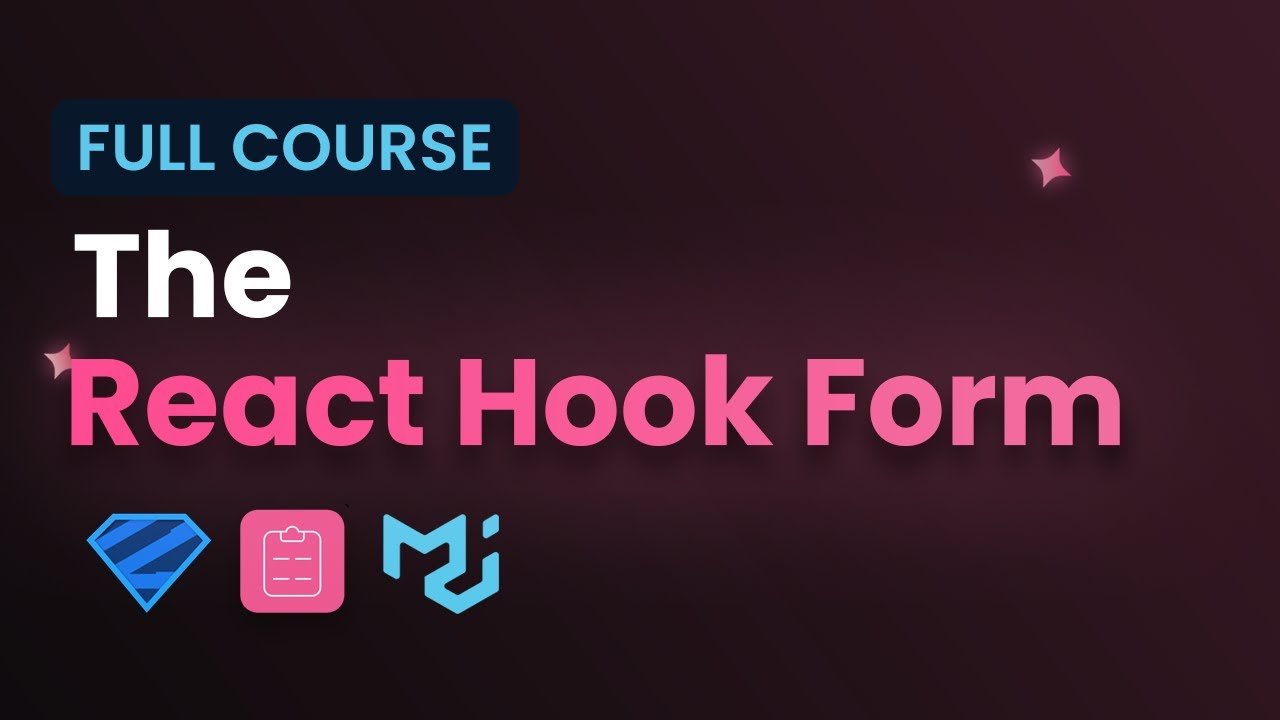 React Hook Form Tutorial Zod Mui Full Beginner To Advanced Course