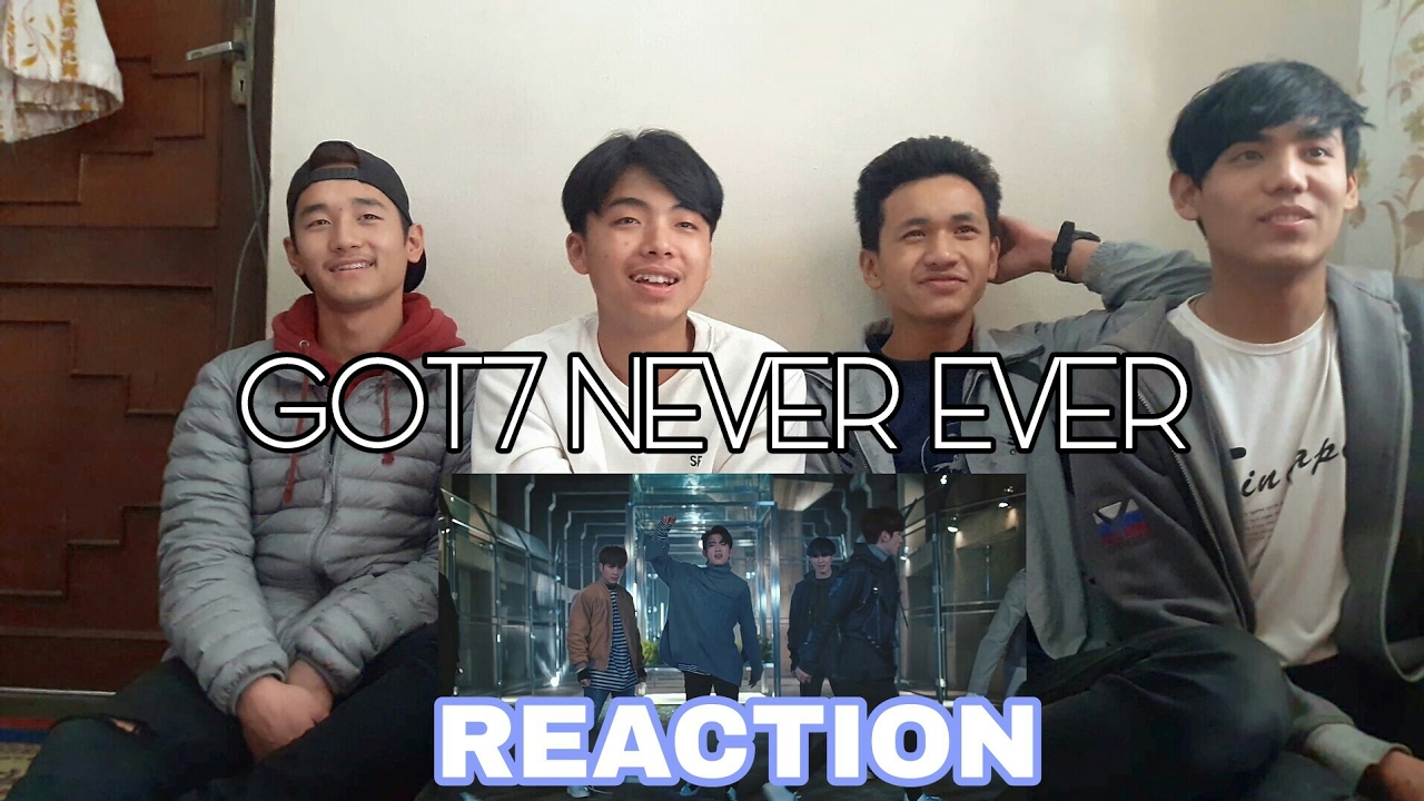 Got7 Never Ever Mv Reaction Youtube