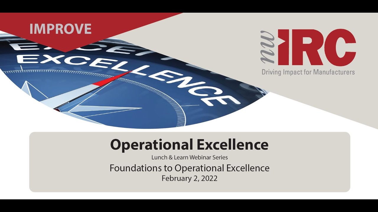 Operational Excellence Series Part 1 Foundations Youtube