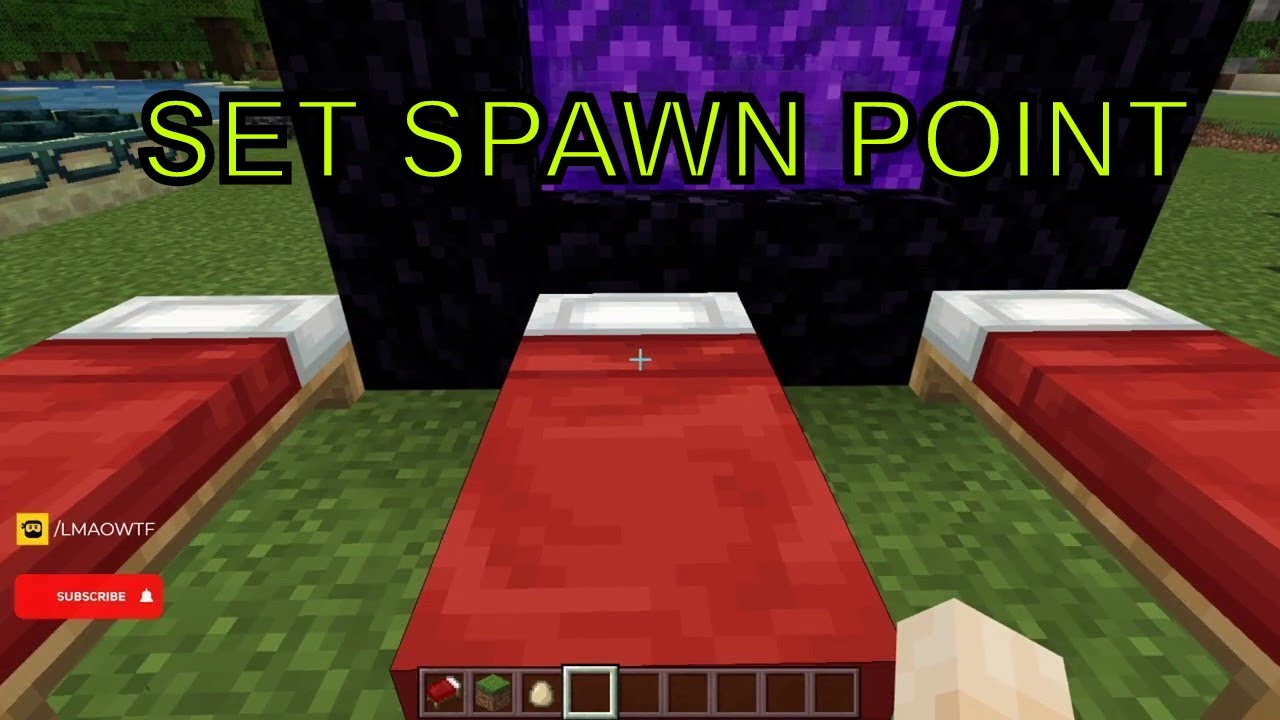 How To Set Spawn Point In Minecraft Youtube