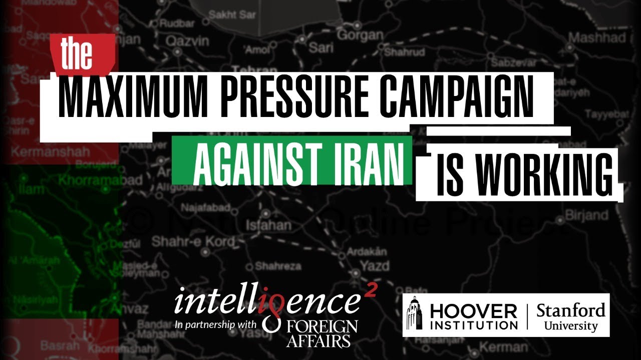 Live Debate The Maximum Pressure Campaign Against Iran Is Working