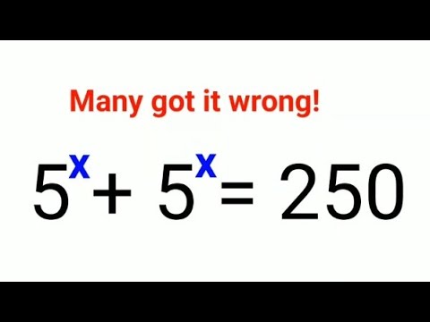 5 X 5 X 250 Many Got It Wrong Can You Do It Orally Youtube