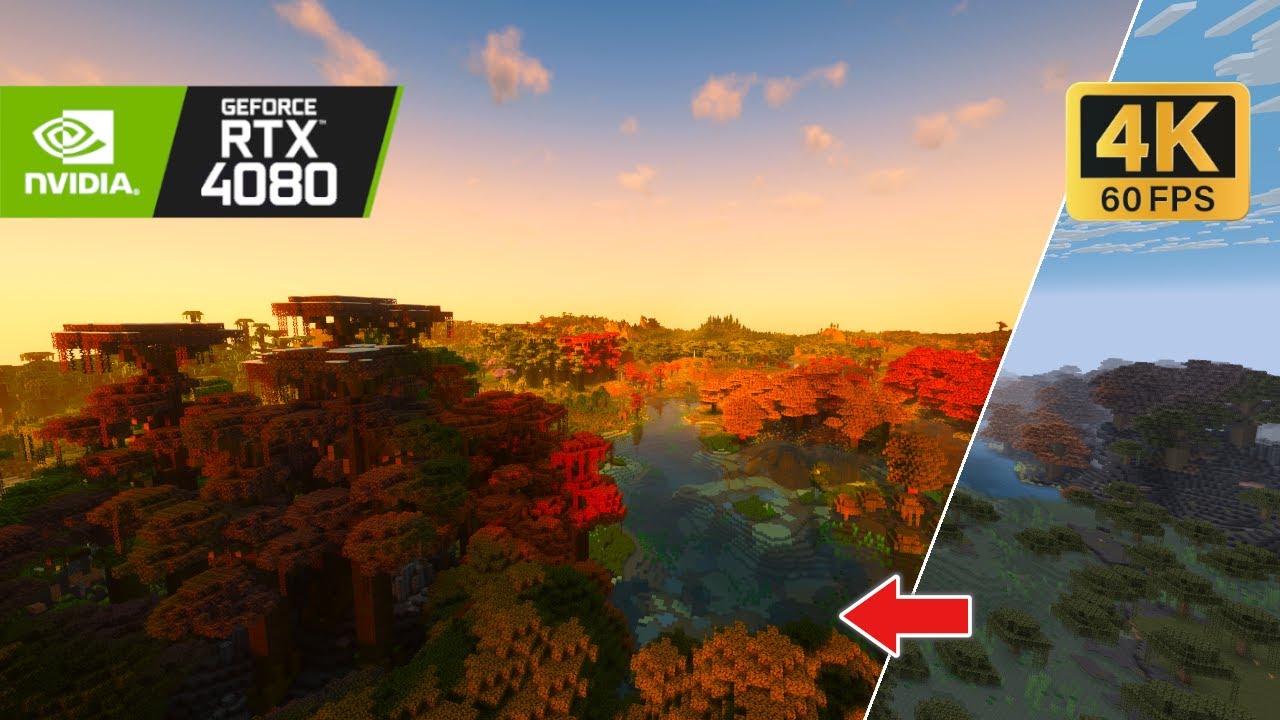4k 60fps Insane Render Distance Overhauled Forest Exploring