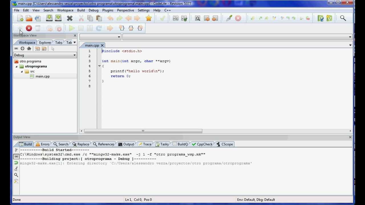 Tutorial Codelite Youtube