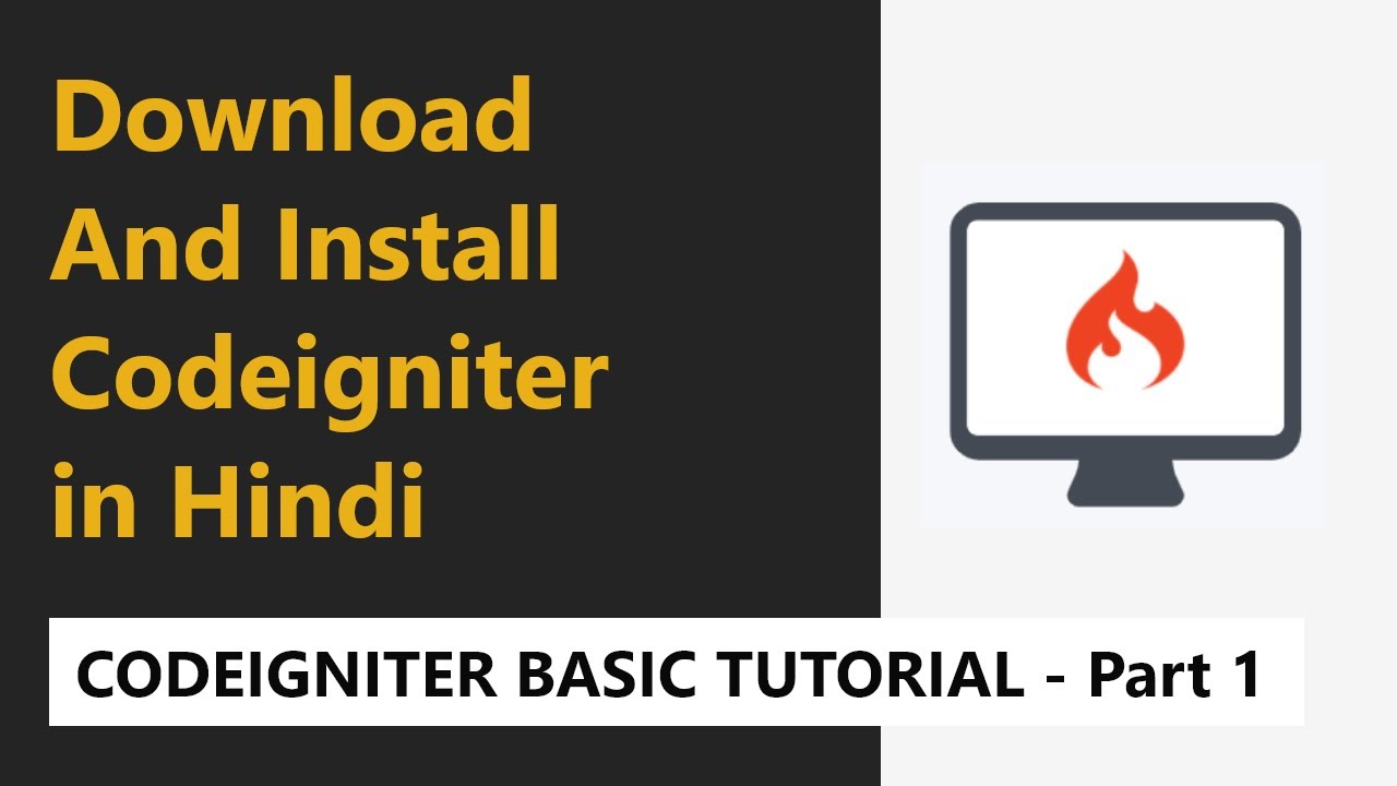 Codeigniter Basic Tutorial How To Download And Install Codeigniter