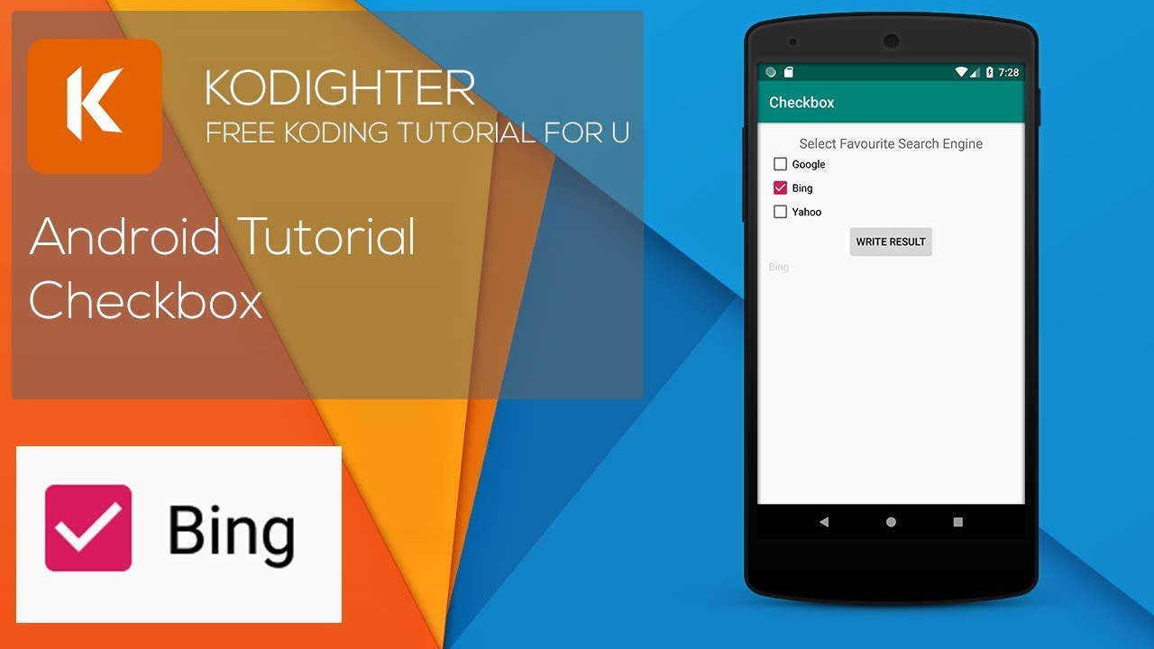 Android Studio Tutorial Checkbox Youtube