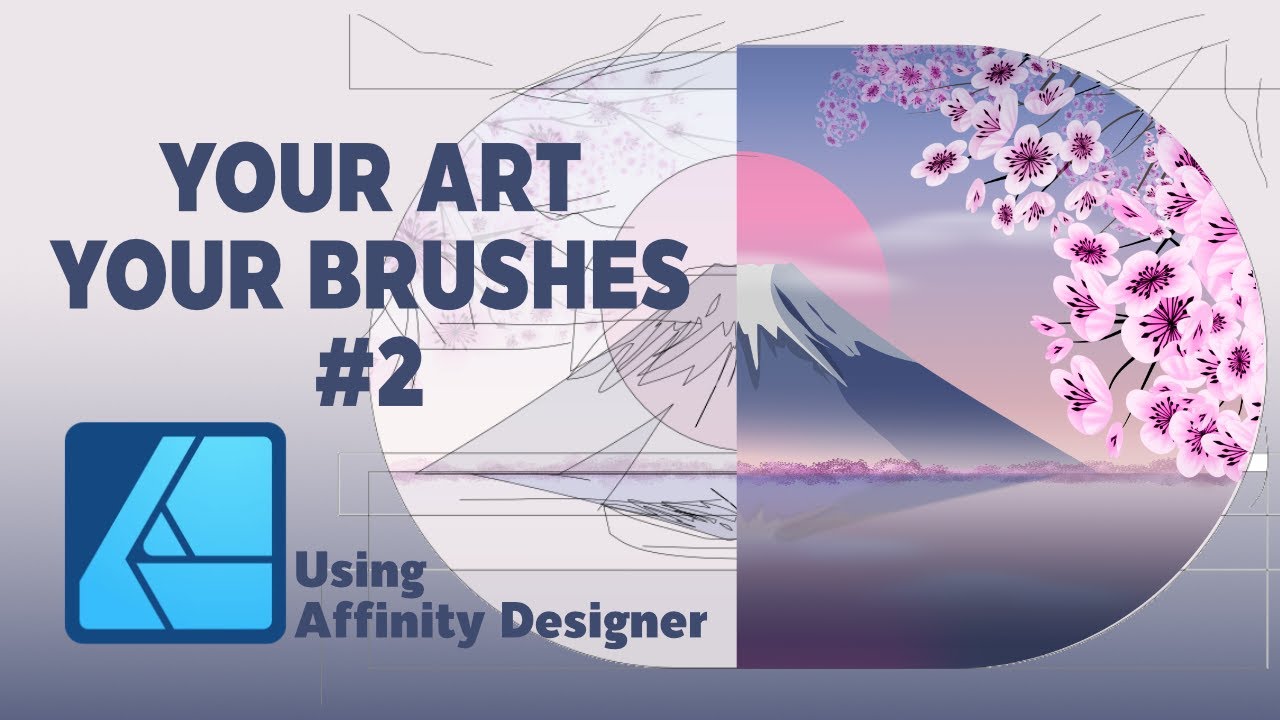 Affinity Designer Make Your Textured Image Brushes In Vector Youtube