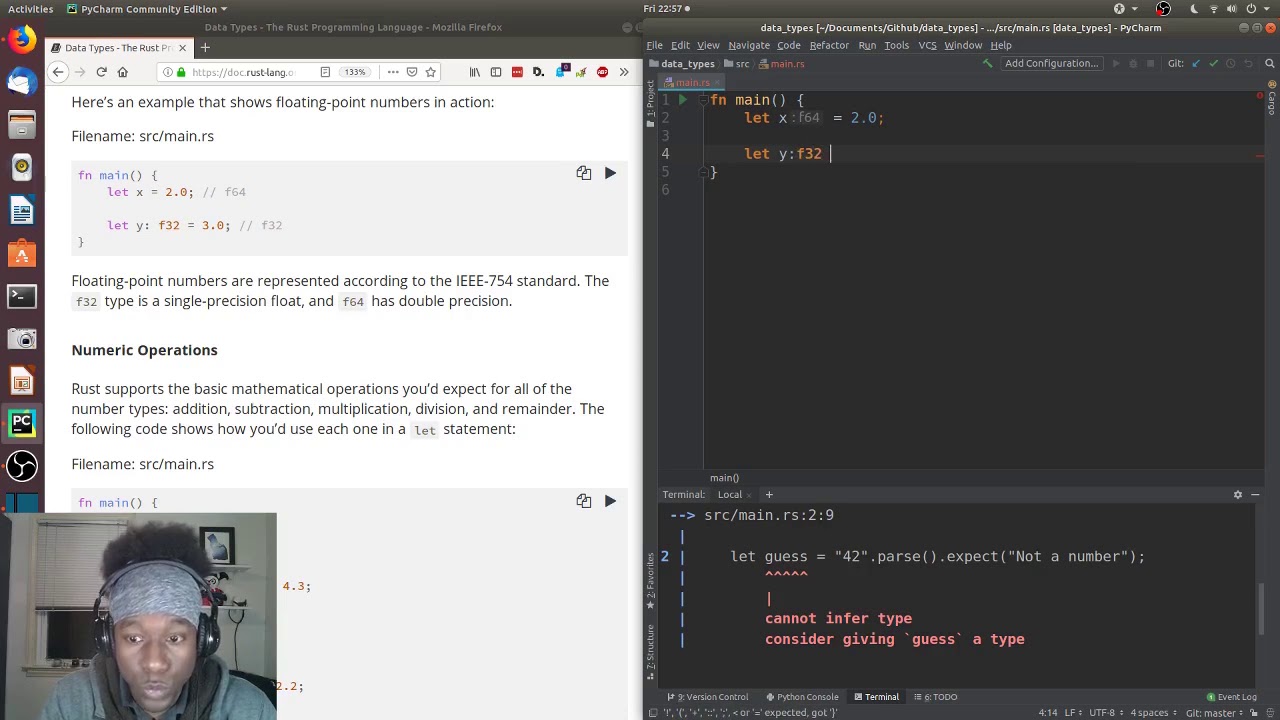 Rust Data Types Part 1 Youtube