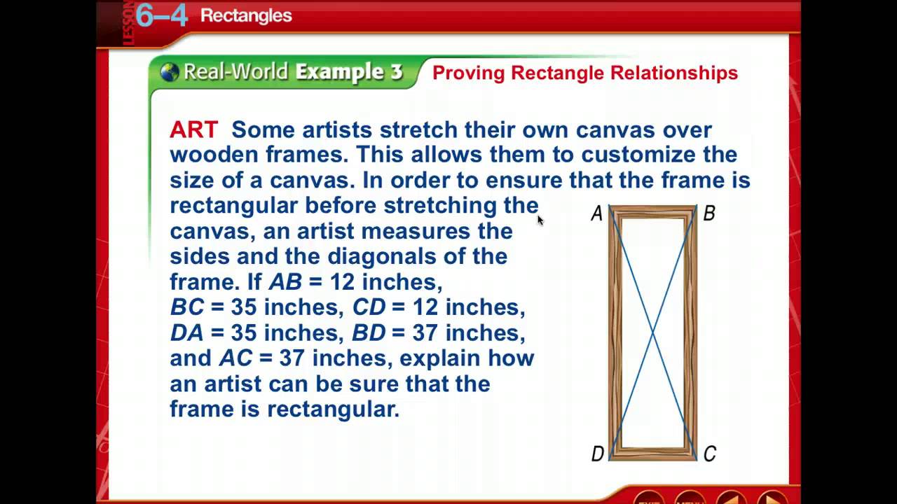 Geometry Rectangles Youtube