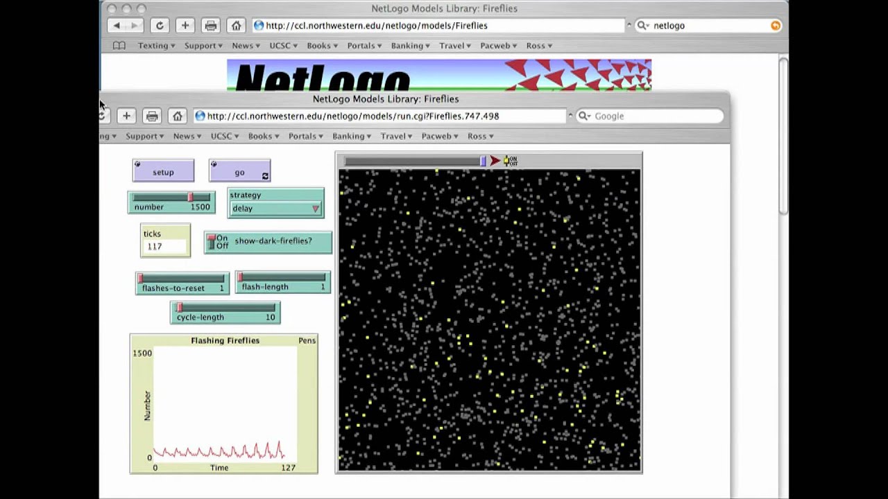 Netlogo Tutorial 1 Browsing The Netlogo Model Library Youtube