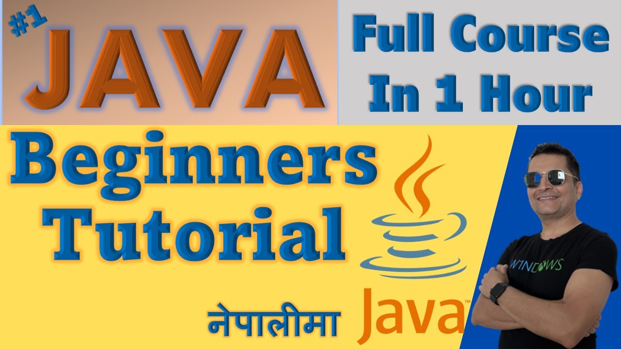 Java Programming Tutorial For Beginners Full Course In 1 Hr Youtube