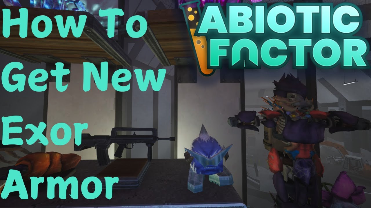 Abiotic Factor Dark Energy How To Get New Exor Armor Youtube
