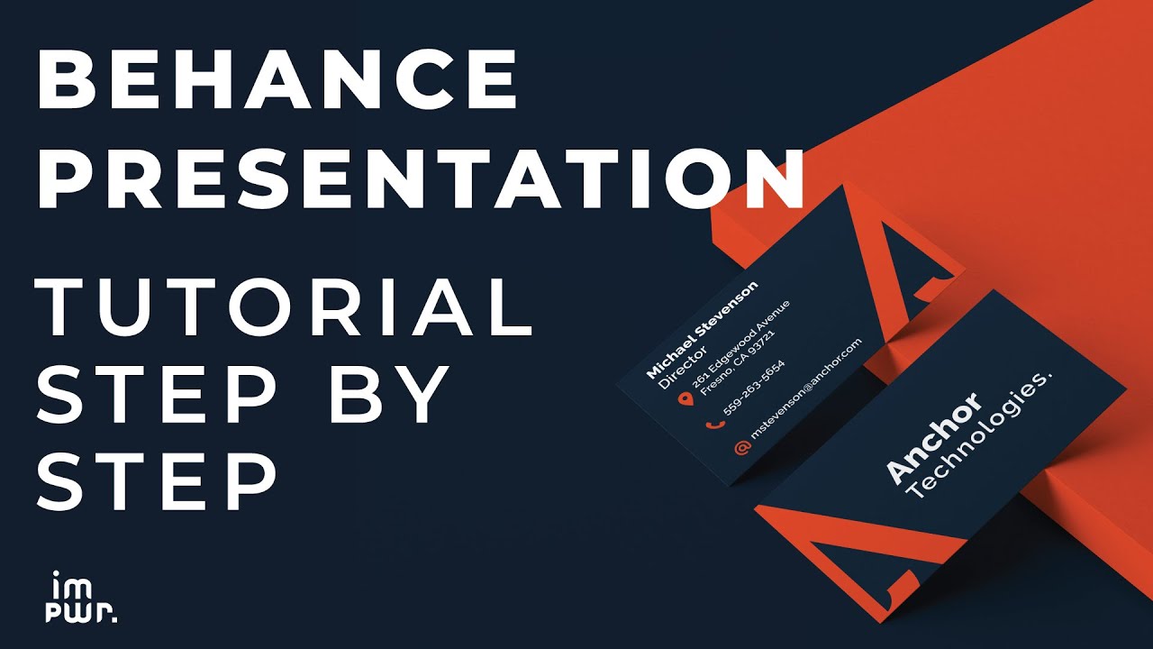 How To Create A Behance Presentation Step By Step Tutoral Youtube