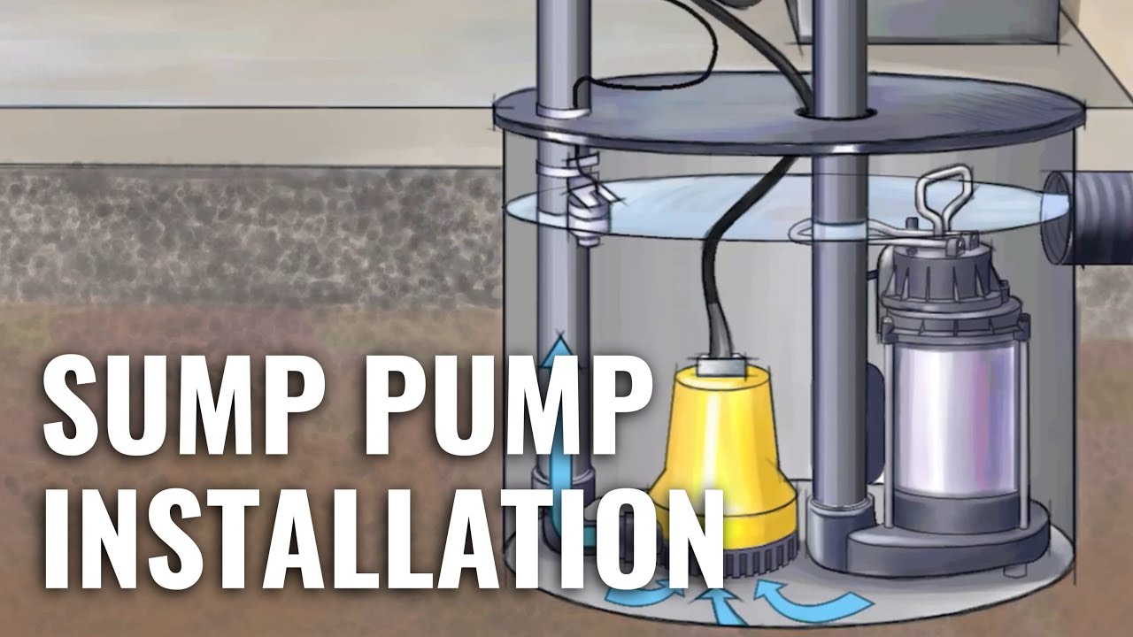 Sump Pump Installation Design Function Backup Youtube