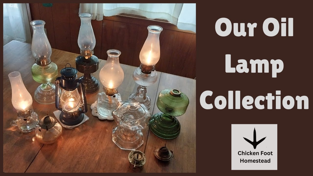 Oil Lamp Collection Old Fashioned Lighting Youtube