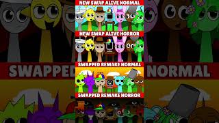 Incredibox Sprunki New Swapped Normal Vs Horror Vs Swapped Remake