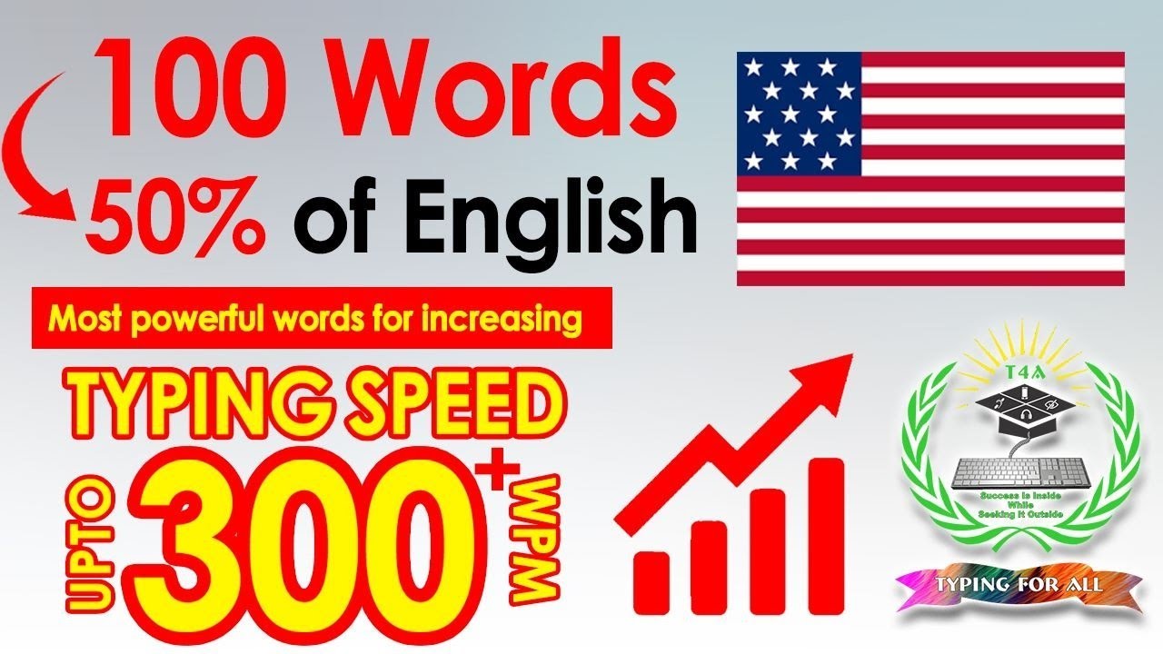 Top 100 Words To Increase Typing Speed Up To 300 Wpm Common Words