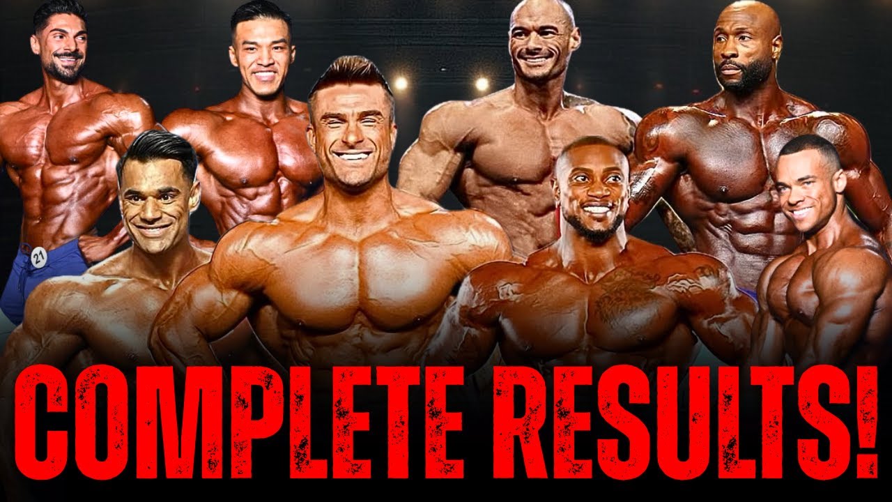 Mr Olympia 2025 Men S Physique Complete Results Youtube