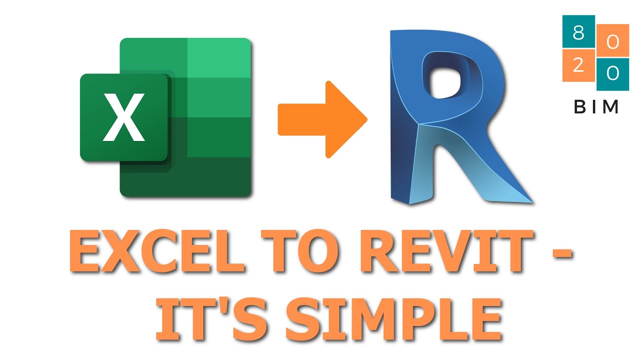 Import Excel Into Revit My Preferred Method Youtube