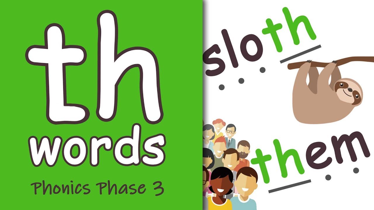 Th Words Blending Phonics Phase 3 Youtube