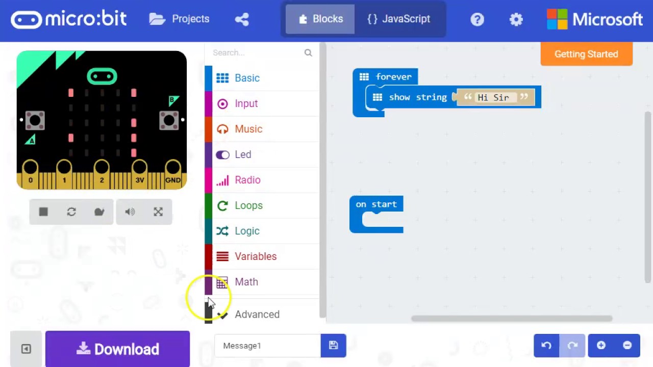 3 Code Onto Microbit Youtube
