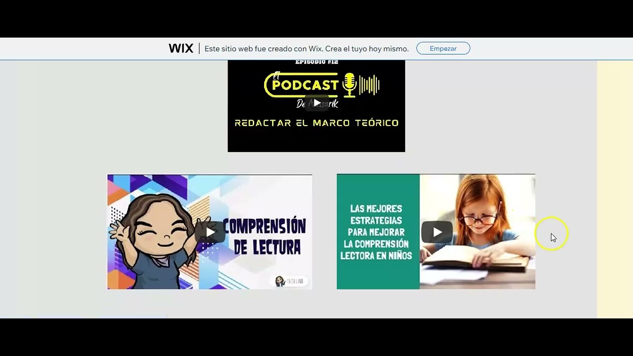 Video Tutorial Blog Educativo Youtube